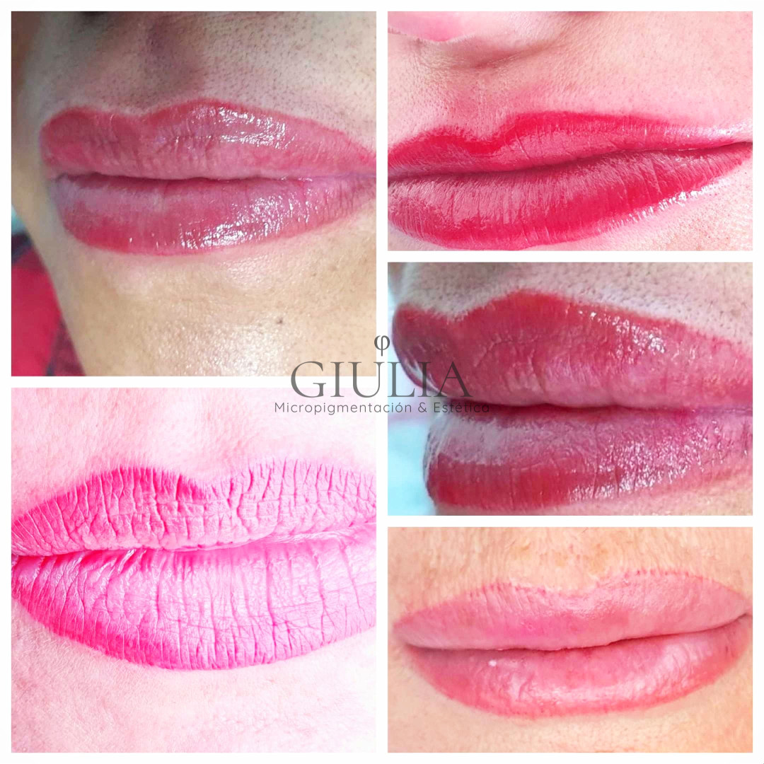 👄 Micropigmentación de labios para delineado, brillo y maquillado